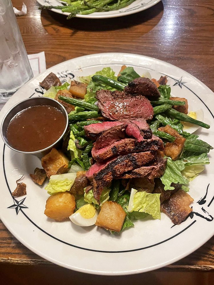 Who said salads can't be exciting? This steak salad proves greens can party too when they bring the right friends.
