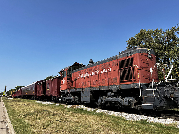 The Abilene & Smoky Valley Railroad isn't just transportation&mdash;it's time travel. This vintage beauty lets you experience the clickety-clack rhythm of a bygone era.