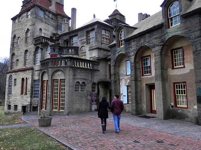 The ultimate house tour – where visitors discover that concrete can indeed be cozy and medieval doesn't have to mean drafty.