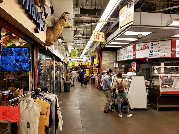 Where taxidermy meets fried chicken in the kind of retail juxtaposition you only find in America's greatest markets. Hunger and curiosity satisfied in one stop.