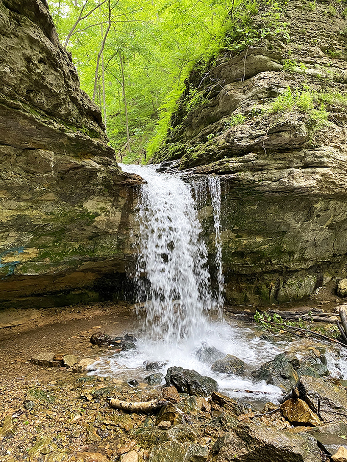 Mother Nature's original water feature doesn't require electricity or maintenance, just your willingness to hike in and appreciate her handiwork.
