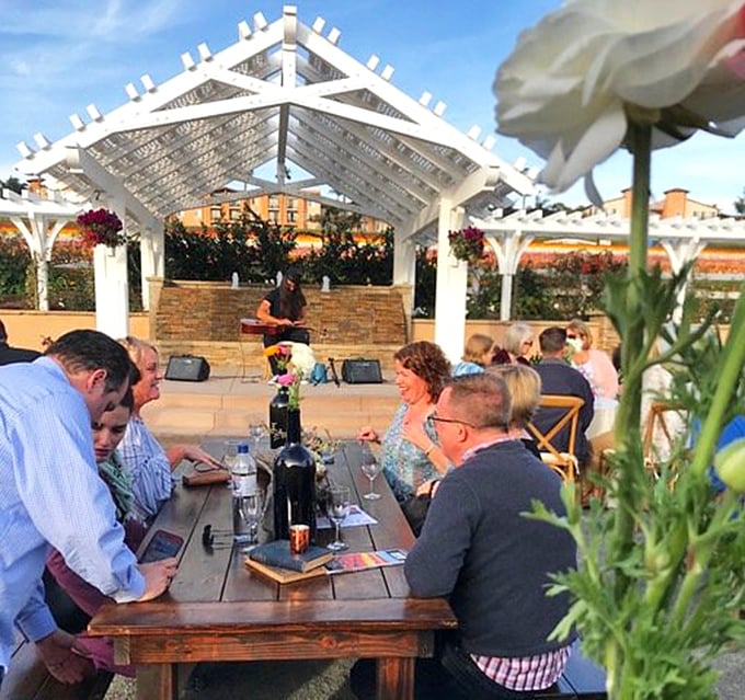 Sunset wine tastings prove flowers aren't just for looking&mdash;they're for lingering. Pinot with a side of panorama, anyone?