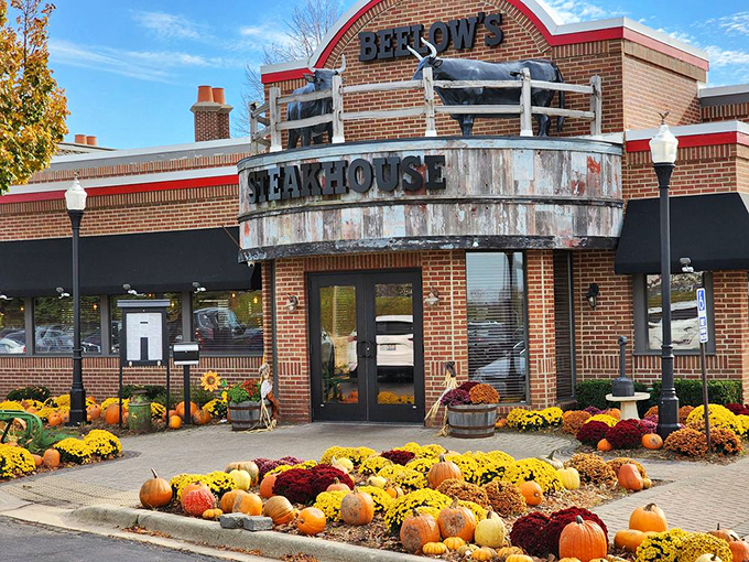 Autumn's bounty meets beef brilliance! Beelow's seasonal welcome makes you feel like family before you've even tackled their legendary prime rib.