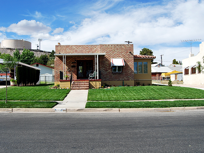 Boulder City: "This perfectly maintained brick bungalow with its manicured lawn represents Boulder City's unique charm&mdash;a desert oasis of mid-century perfection."
