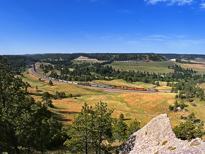 Crawford's downtown might be small, but those historic storefronts pack plenty of western character. 
