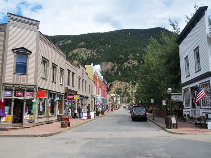 Georgetown's Victorian splendor makes you wonder if you've stumbled onto a movie set where mountains play the starring role.