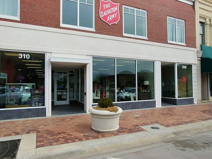 The Salvation Army's historic brick building &ndash; where vintage architecture houses vintage everything else.