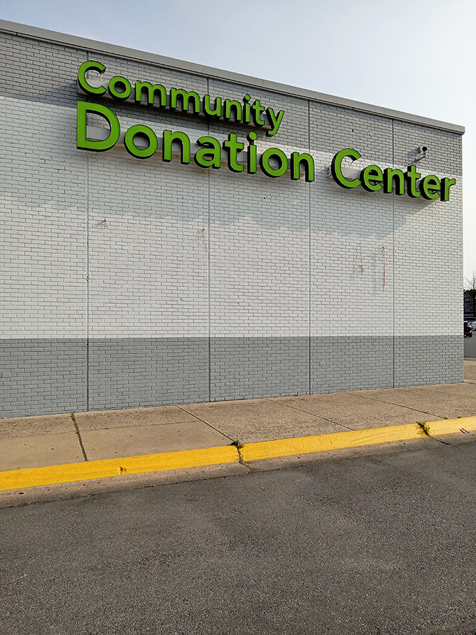 Value Village's signature red signage stands out against the blue sky&mdash;a beacon for bargain hunters.