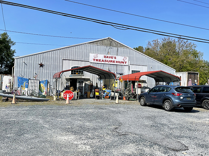 Where STOP signs aren't instructions but merchandise – the perfect metaphor for a place you'll never want to leave.