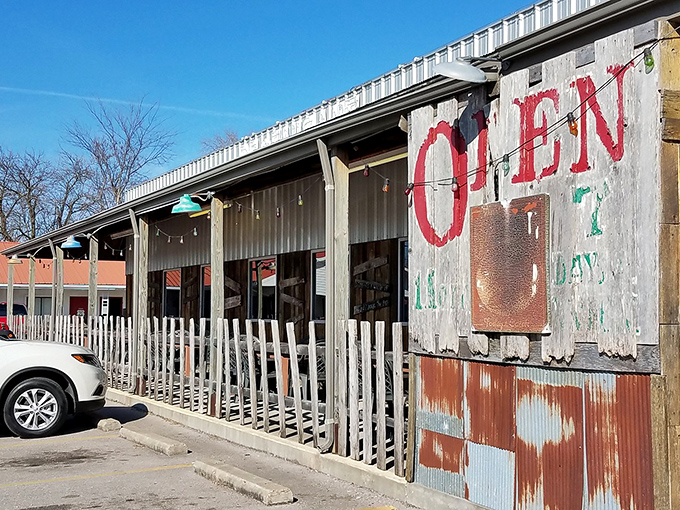 When a place looks this authentically weathered, you know they've spent decades perfecting what's on the plate, not the building.
