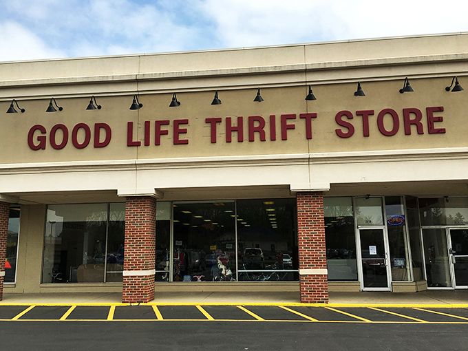 The beige exterior might be understated, but inside is a kaleidoscope of color, texture, and the occasional questionable 1970s appliance.