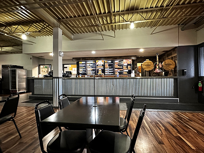 Clean lines and industrial touches create a modern temple to smoke, where the food&mdash;not fancy decor&mdash;does all the talking.