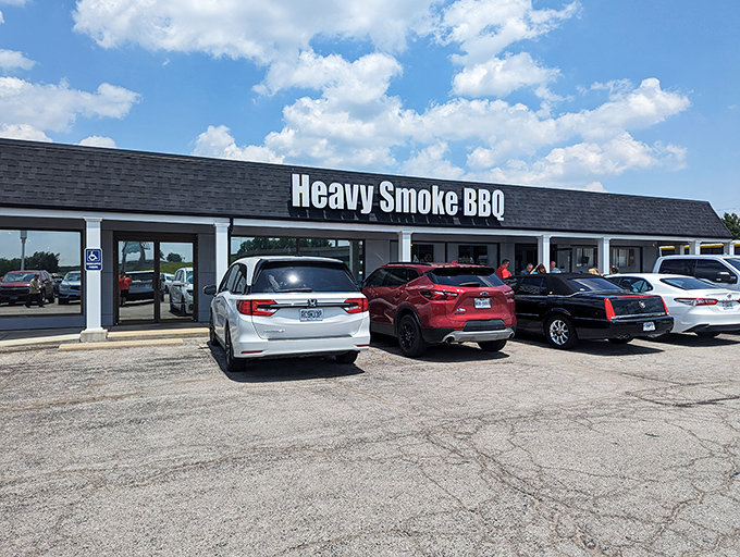 Don't judge this book by its strip mall cover &ndash; Heavy Smoke BBQ delivers championship-worthy flavors behind modest doors.
