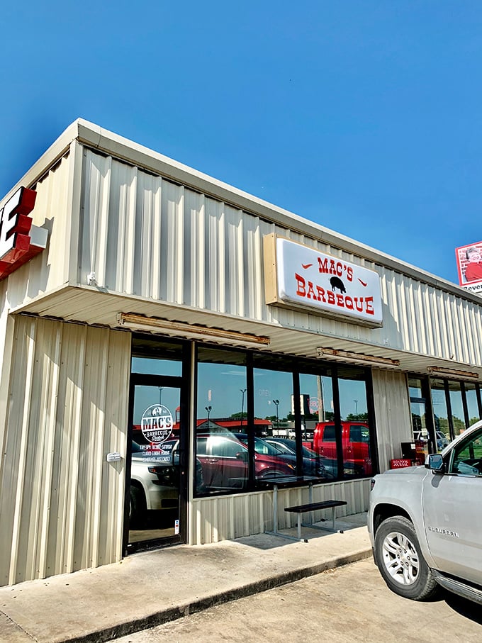 That simple white building houses smoking techniques passed down through generations&mdash;architectural modesty hiding culinary magnificence.