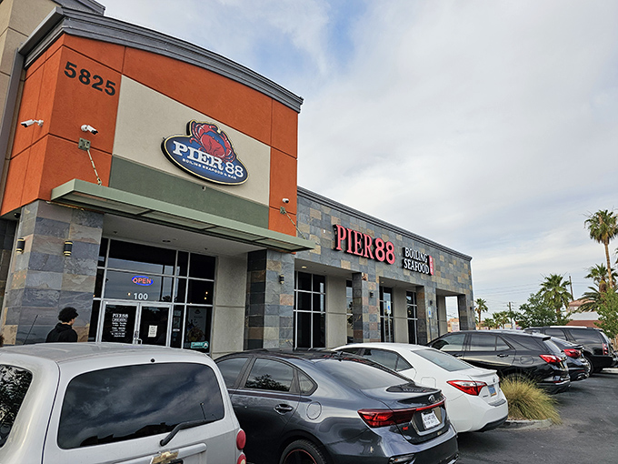 The parking lot might be ordinary, but what happens inside Pier 88 is extraordinary&mdash;seafood magic that defies desert logic.