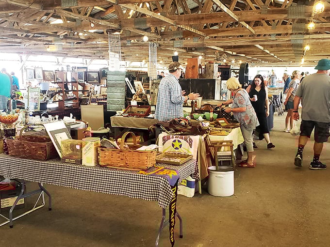 Renninger's Antique & Farmers Market: Covered walkways protect browsers and treasures alike as generations of collectors share the same aisles.