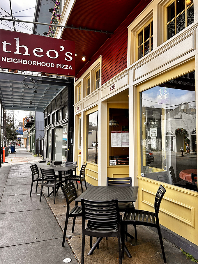 Those sidewalk tables aren't just seating &ndash; they're front-row tickets to the Magazine Street people-watching show.