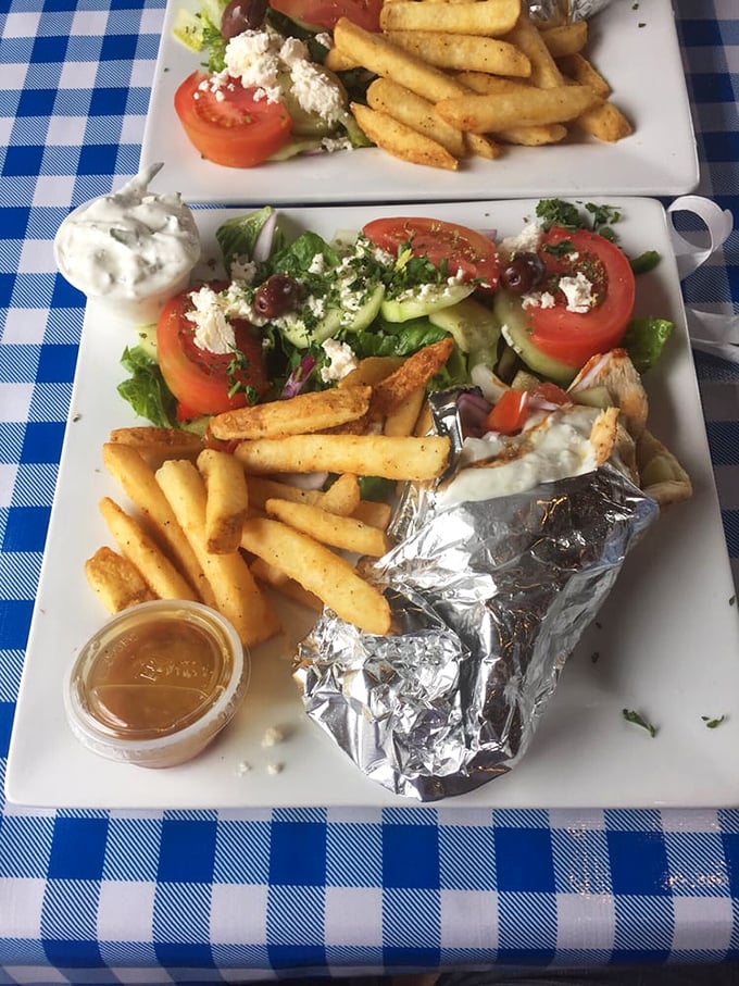 Like finding the Holy Grail of handheld meals, this gyro demands both reverence and immediate, enthusiastic consumption.