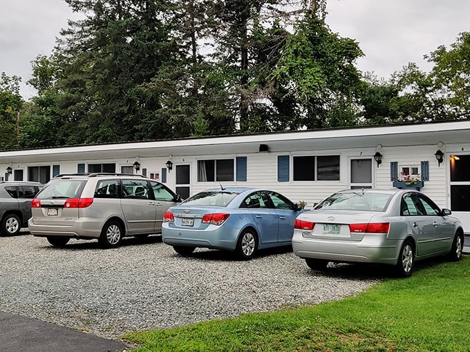 This unassuming motel might not win architectural awards, but it offers something increasingly rare: authentic New Hampshire hospitality without pretense.