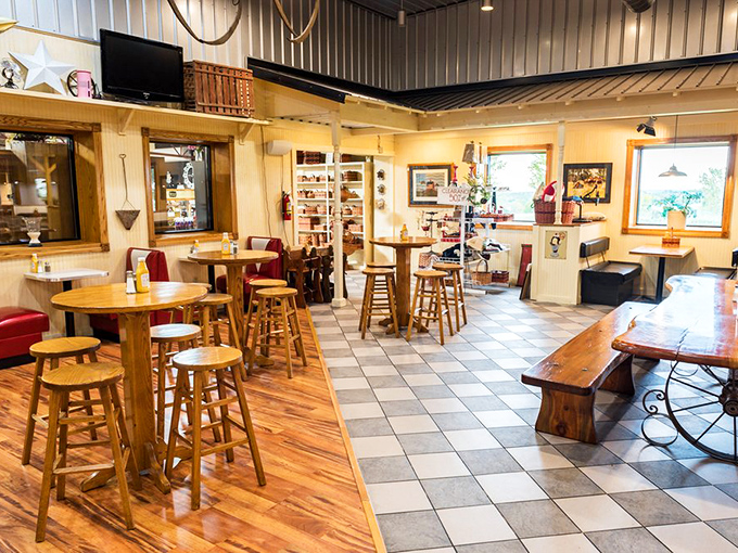 The caf&eacute; area feels like the world's coziest diner, where strangers become friends over pie and the coffee is always fresh.