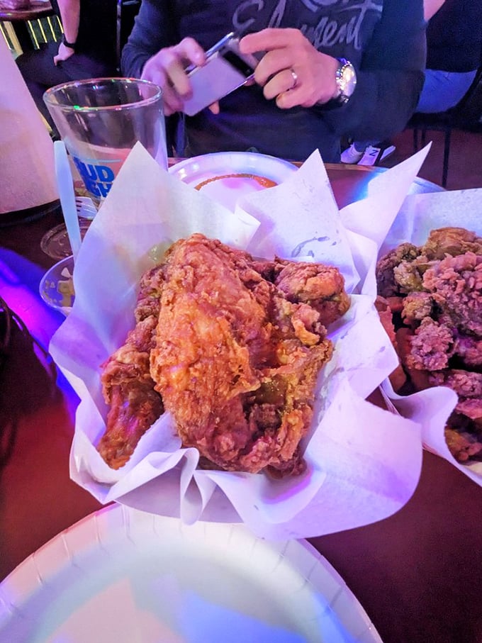 A basket of joy wrapped in paper&mdash;the kind of meal that makes you forget about your diet and remember what food is supposed to be: delicious.