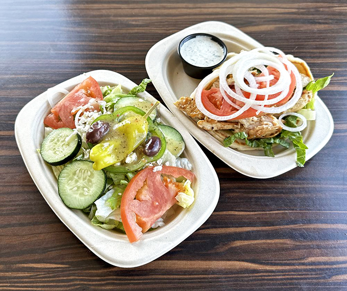 Greek salads are the original farm-to-table movement&mdash;crisp, colorful, and making vegetables feel like the main character.