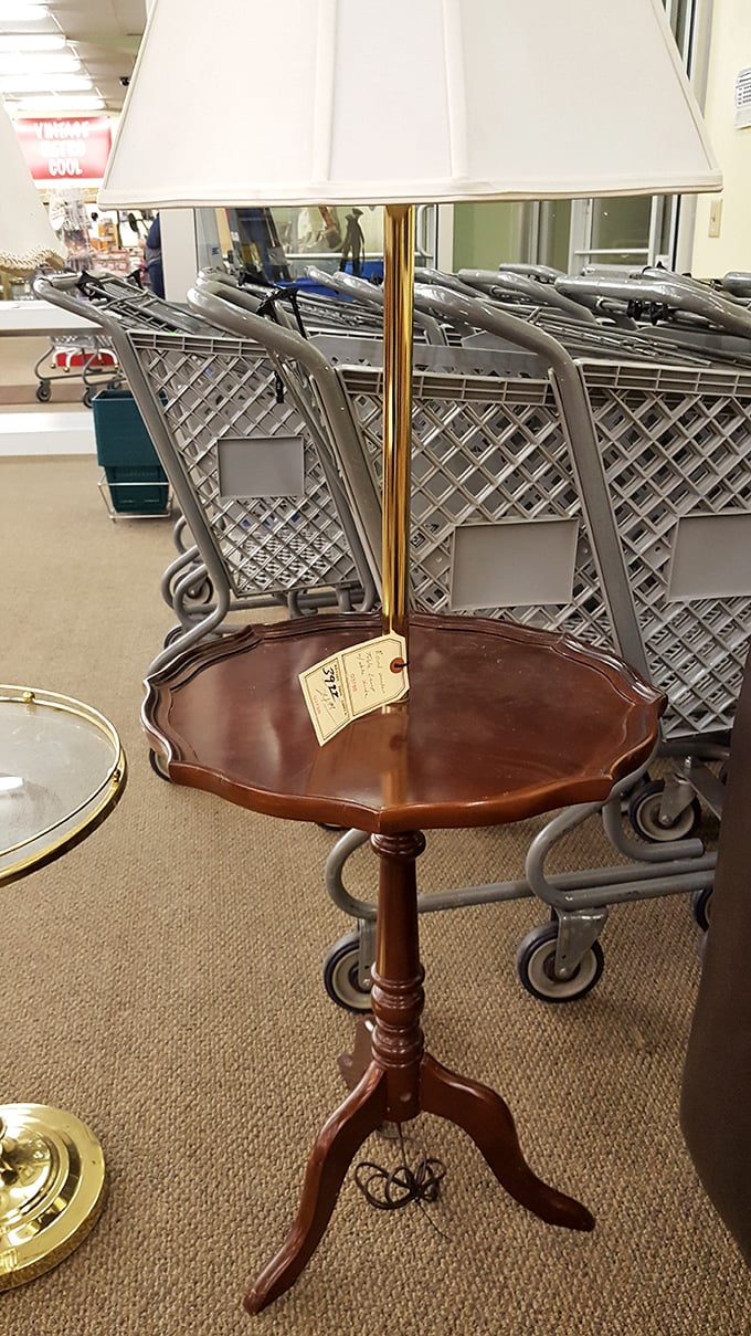 This isn't just a lamp&mdash;it's a conversation piece with a college degree. Mid-century craftsmanship meets timeless design in this illuminating find.