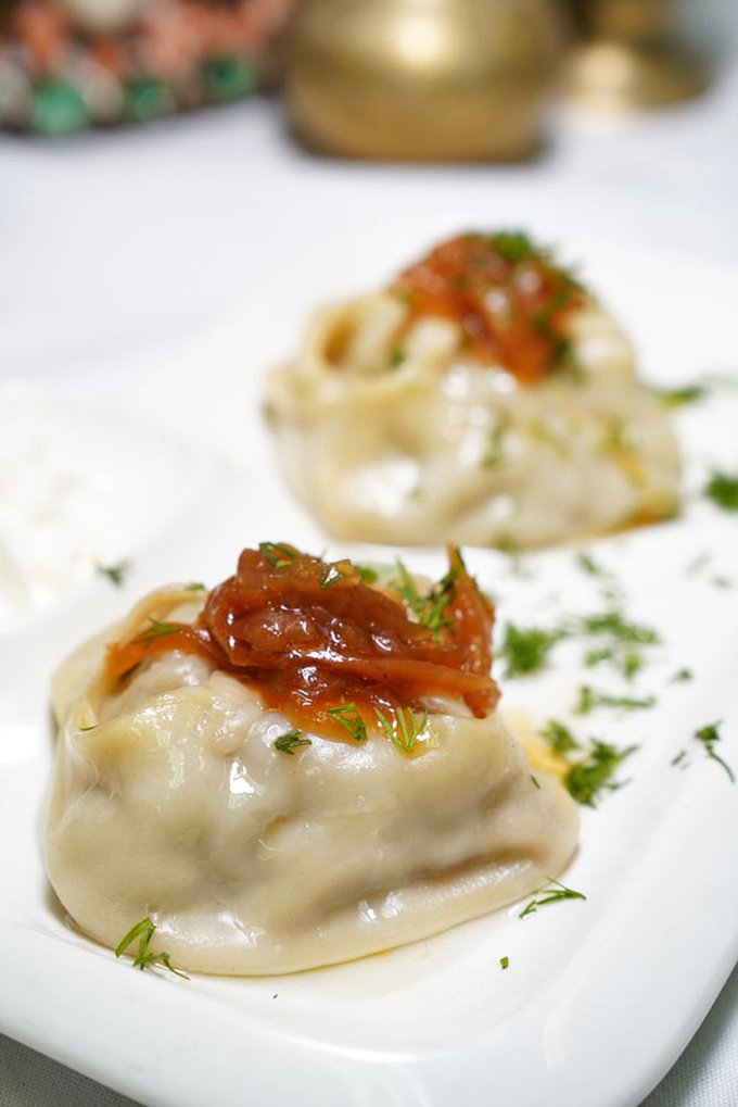 Dumplings so delicate they make ravioli look clumsy. These handcrafted manti topped with caramelized onions are Central Asia's gift to Pennsylvania.