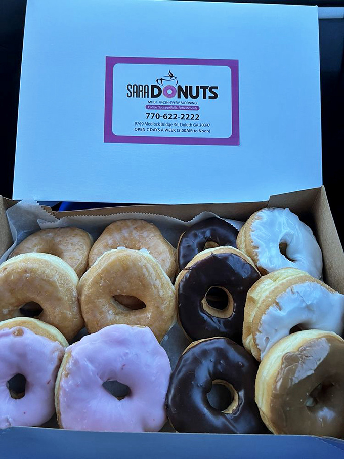 A dozen reasons to be late for work, each one more convincing than the last. Your boss would understand if they saw this box.