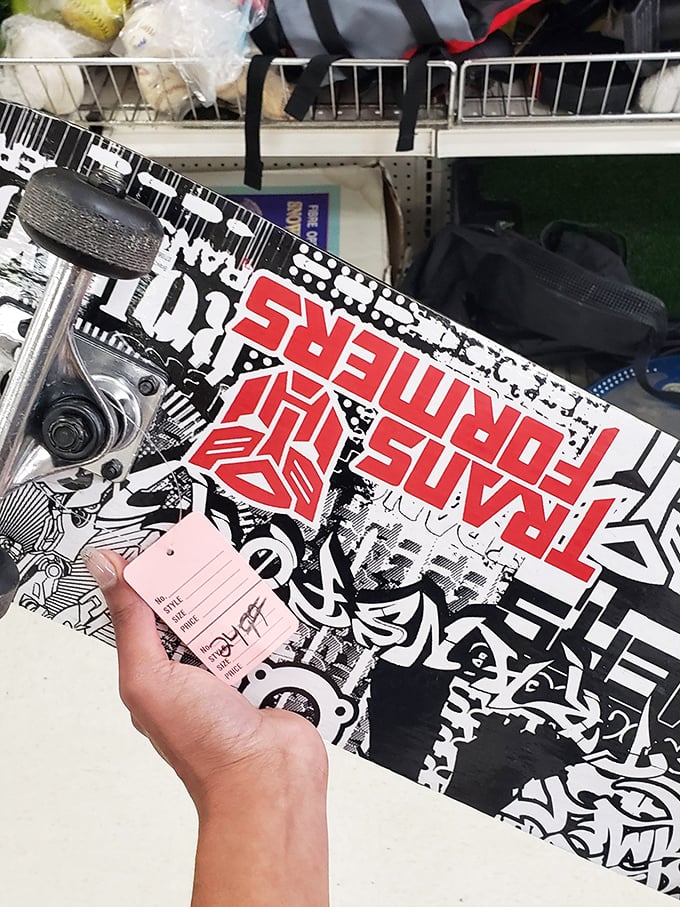 Vintage Transformers memorabilia awaits the nostalgic collector. Someone's childhood obsession becomes your adult conversation piece.