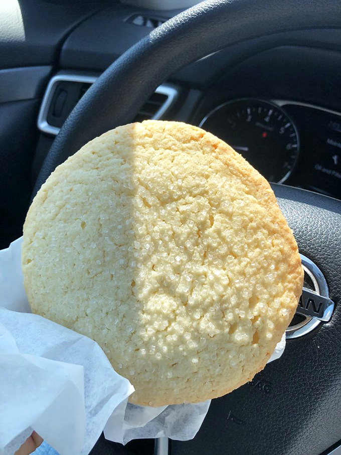 This sugar cookie could teach a masterclass in simplicity&mdash;proof that perfection doesn't need to shout for attention.