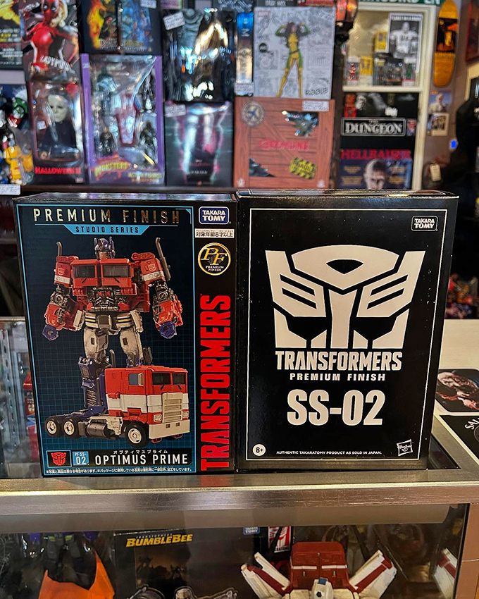 Optimus Prime, in his premium finish glory, awaits a worthy collector. This isn't just a toy&mdash;it's a piece of childhood mythology preserved in perfect detail.