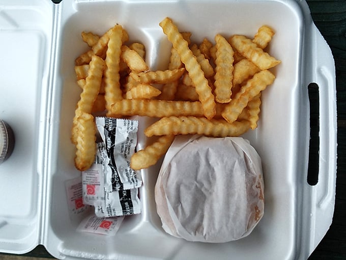 A sandwich this honest deserves those golden crinkle-cut fries &ndash; like pairing your favorite band's deep cuts with the perfect whiskey.