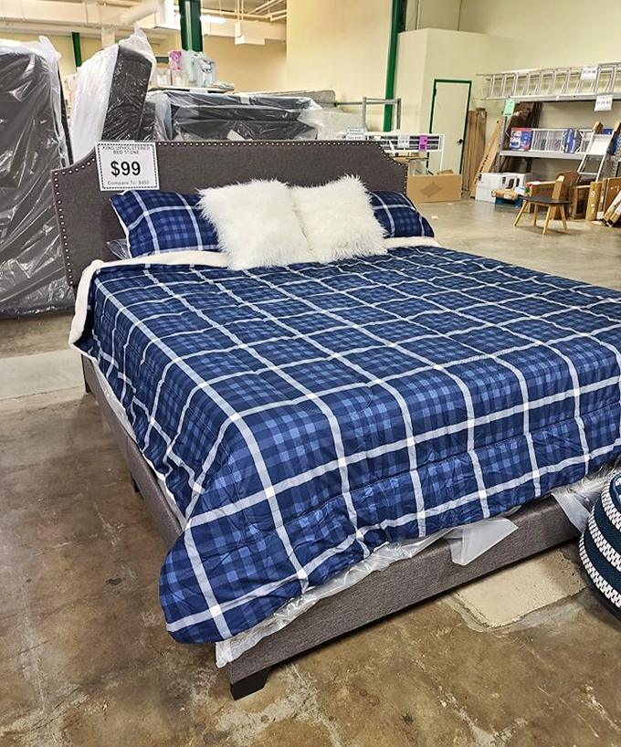 Dream bedroom alert! At $99 (compared to $399), this headboard transforms "just a place to sleep" into "budget boutique hotel vibes."