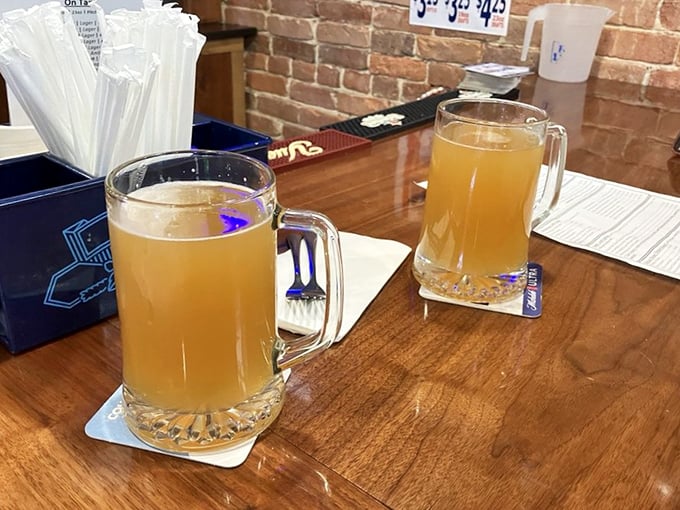 Nothing complements fried chicken like a frosty mug of beer that looks like liquid sunshine. Midwestern poetry in a glass.