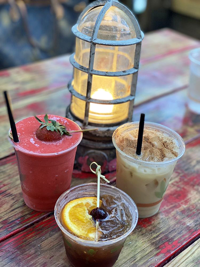 Waterfront dining that makes you forget your troubles. Those picnic tables have witnessed more food euphoria than a cooking show highlight reel.
