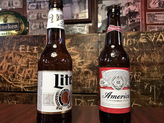 In a place where burgers reign supreme, sometimes you just need a cold one – or two – to wash down the magnificence.