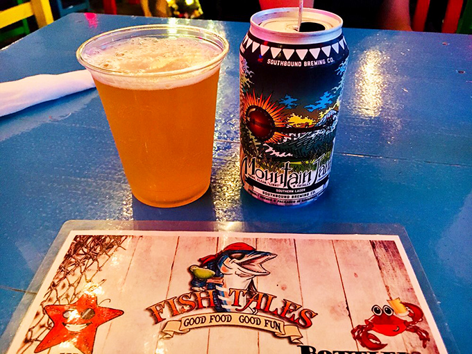 Beer and branded placemats&mdash;the simple pleasures that elevate a meal from great to unforgettable. Southbound Brewing knows what's up.