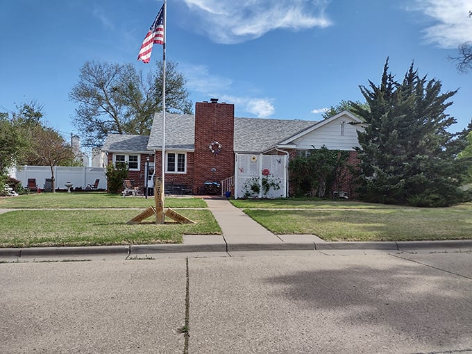 Bob Dole's childhood home stands as a testament to Russell's values&mdash;modest, sturdy, and proudly flying the flag that Dole himself served.