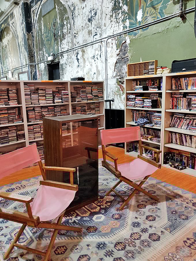 Literary treasures line these shelves, from forgotten bestsellers to that obscure cookbook you didn't know you needed until now.