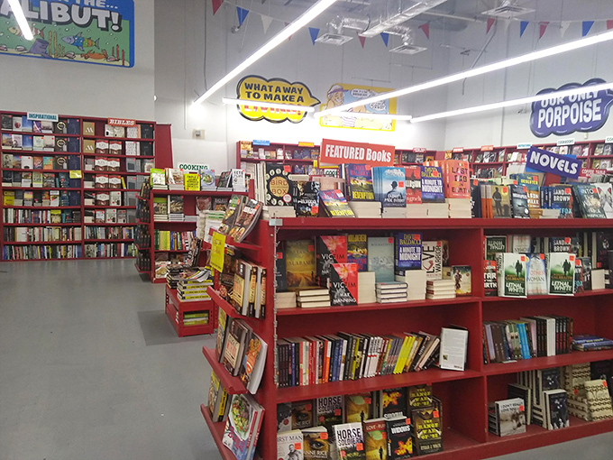 Bibliophile's jackpot! The book section at Ollie's makes you feel like you've stumbled into a literary treasure chest.