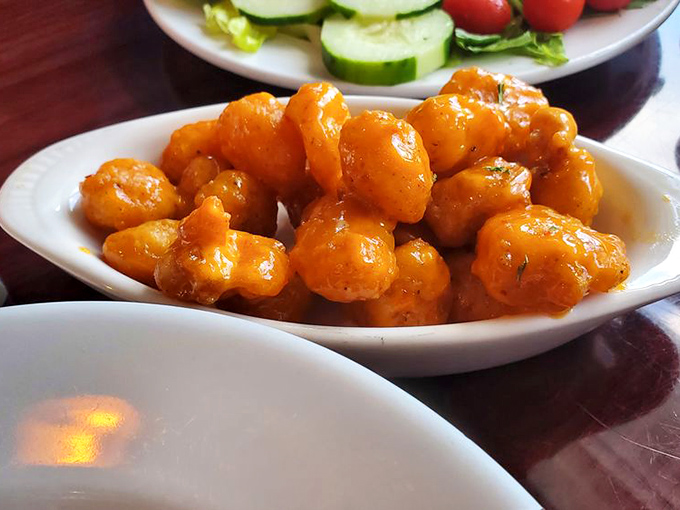 Boom Boom Shrimp – the dish that makes you want to high-five strangers at neighboring tables after each bite.