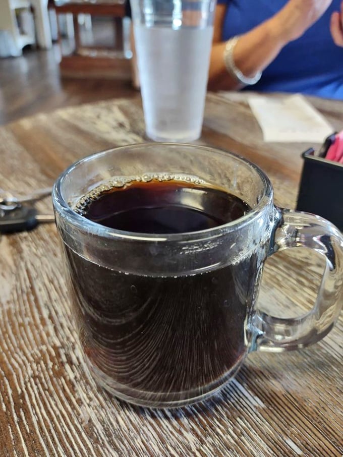 Coffee: the perfect dance partner for pie. This mug of liquid motivation helps you save room for second dessert.