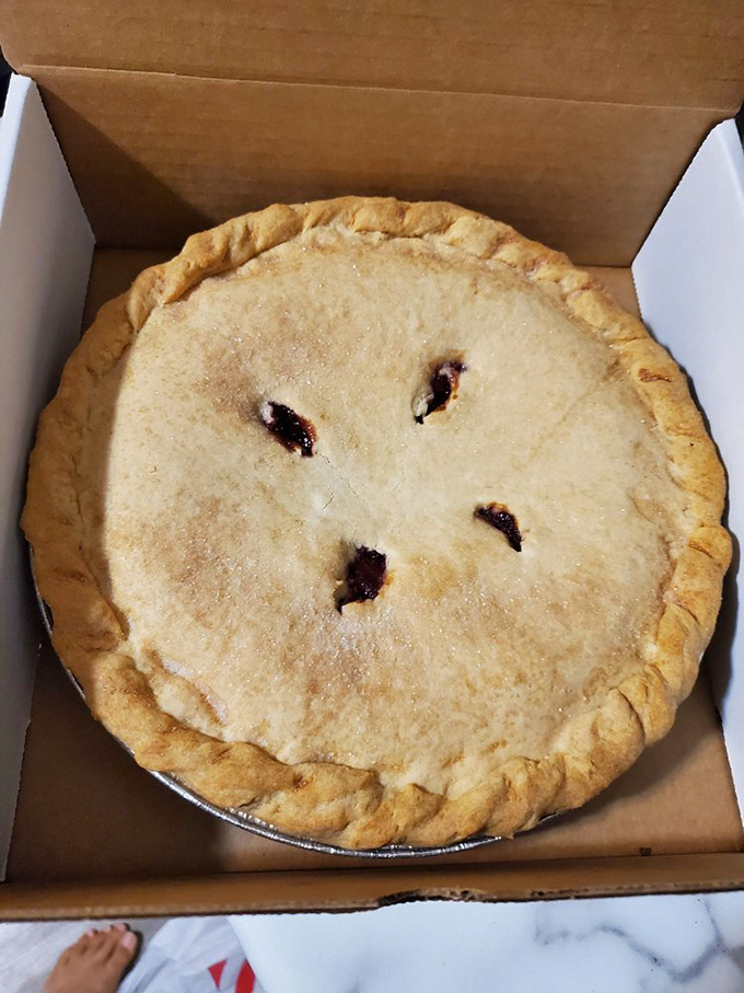 A classic pie with a golden-brown top that's been making road trips memorable since before GPS told us where to turn.
