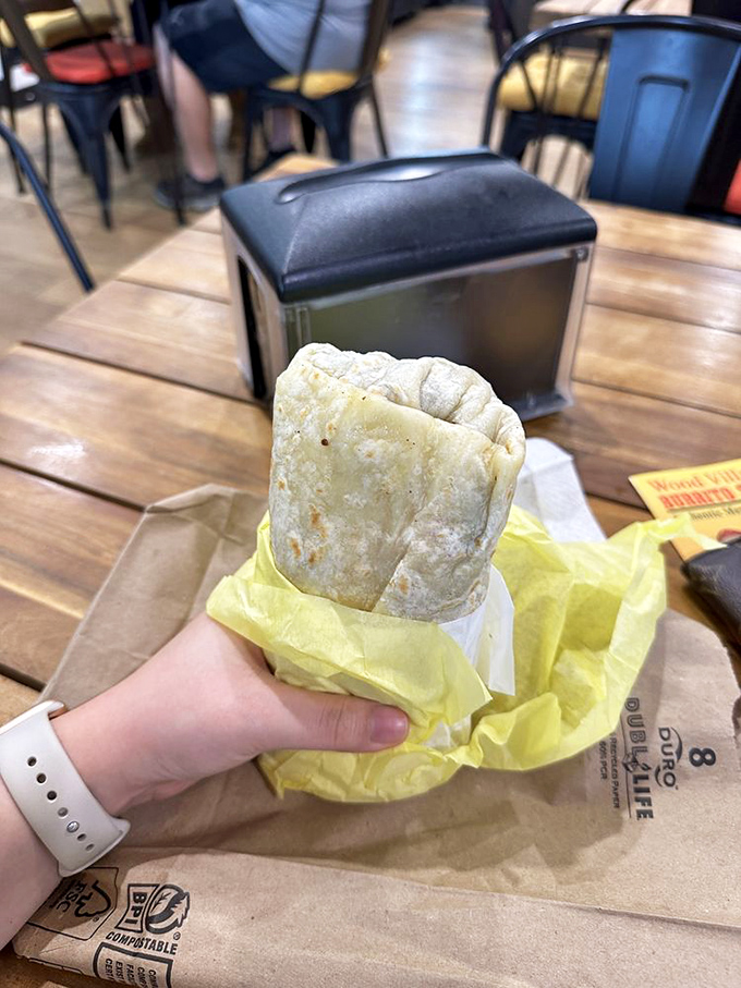 Sometimes the simplest things are the most profound. This carne asada burrito makes its case without fancy frills &ndash; just perfectly seasoned meat and expert execution.