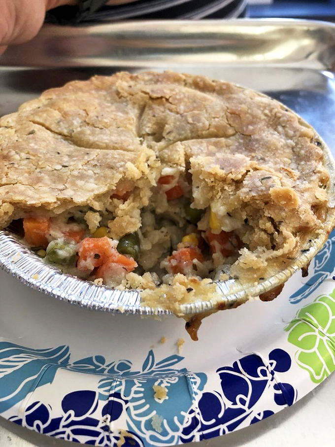 This chicken pot pie breaks through its golden crust to reveal a steaming treasure of vegetables and tender chicken&mdash;comfort food that hugs you from the inside out.