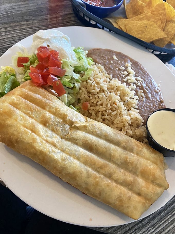 Crispy on the outside, heavenly on the inside&mdash;this chimichanga is what happens when a burrito fulfills its highest purpose.