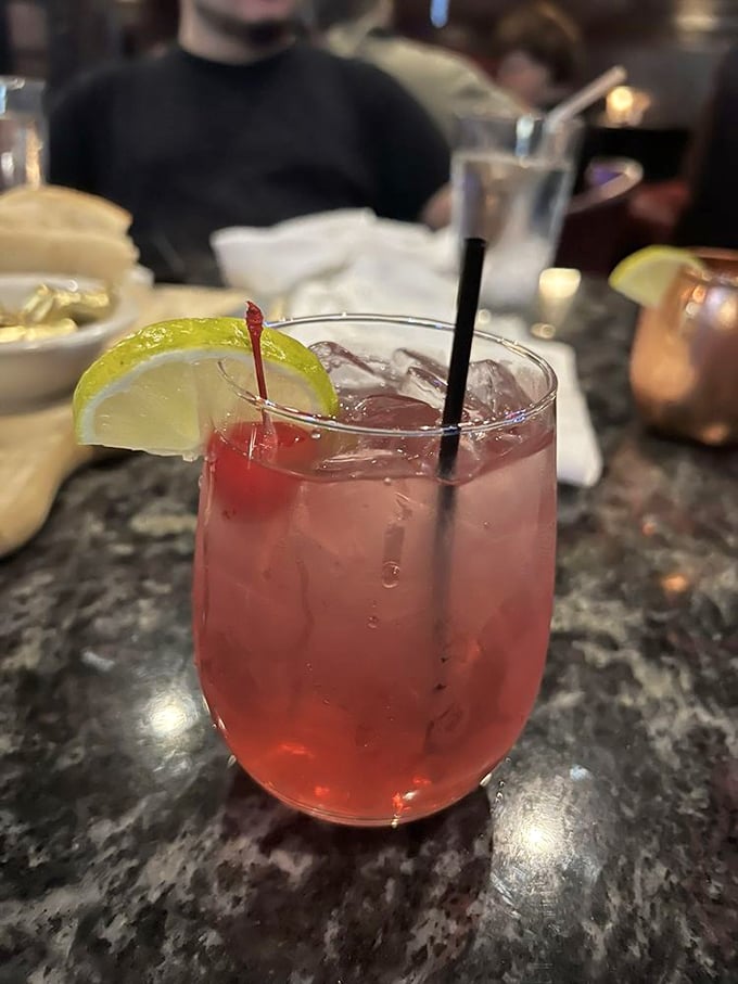 This cocktail isn't just a drink&mdash;it's a ruby-hued treasure that makes waiting for your prime rib an unexpected pleasure.