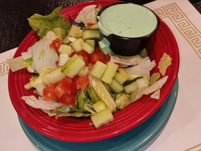 A fresh dinner salad that proves vegetables needn't be boring. That green goddess dressing might actually contain magic.