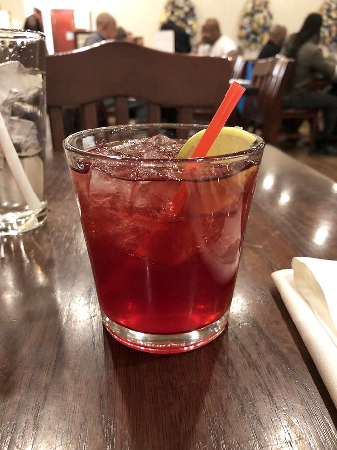 This crimson cocktail isn't just a drink&mdash;it's liquid Maryland hospitality with a splash of "you deserve this after battling Beltway traffic."